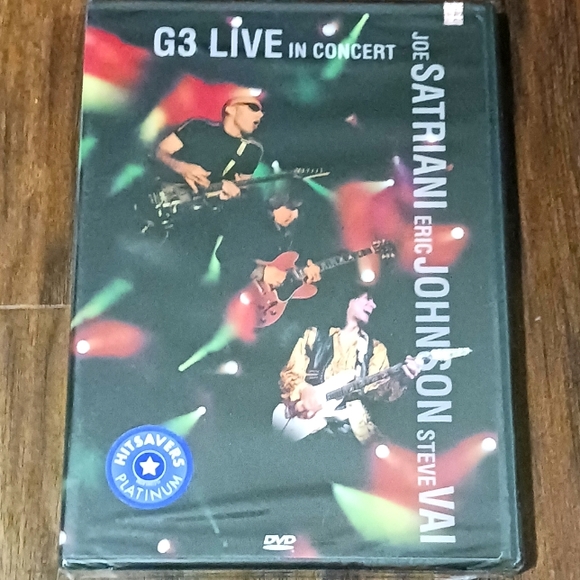 Sony | Media | G3 Live In Concert On Dvd Satriani Johnson Vai | Poshmark